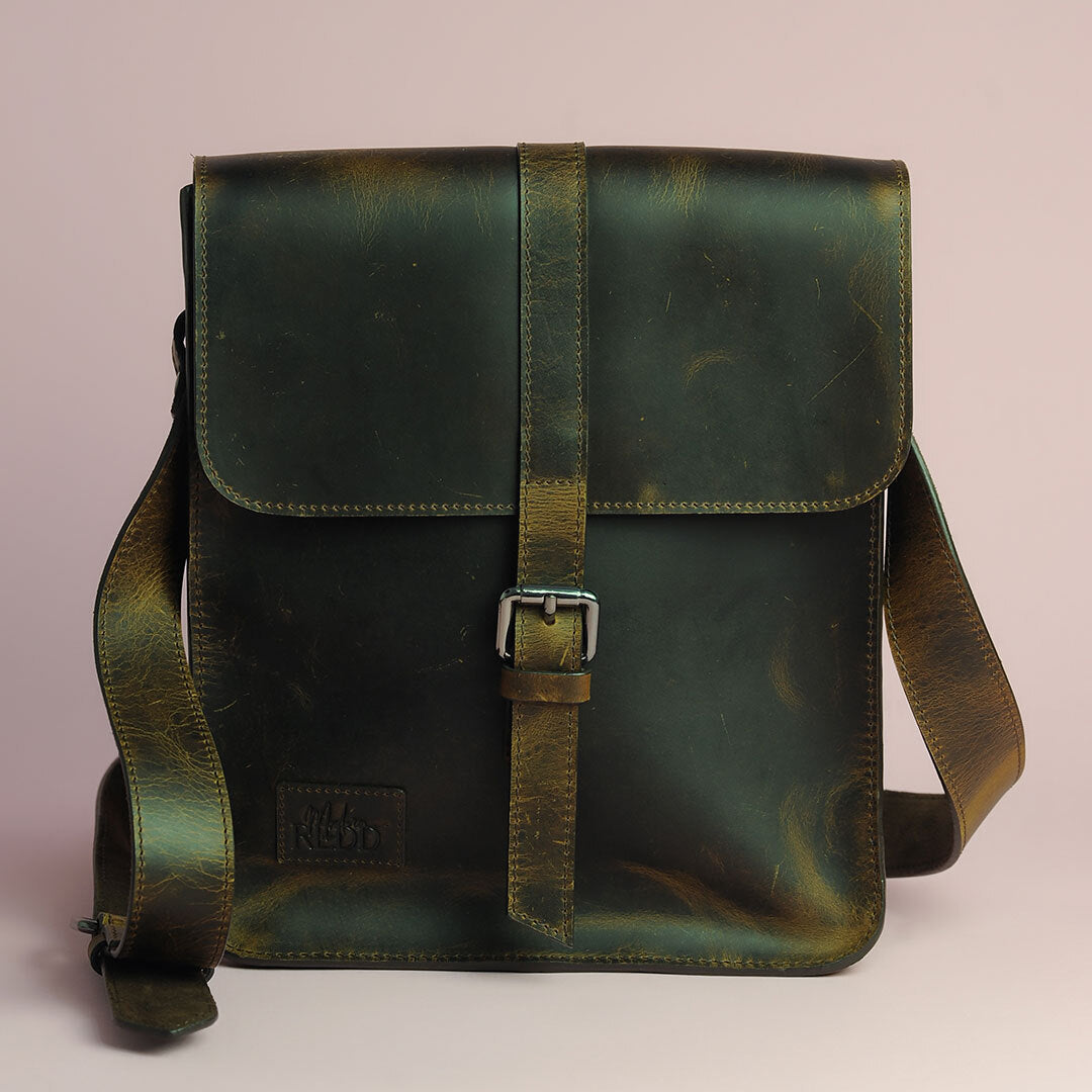 Rustic Redd Leather Map Bag – Modern Redd